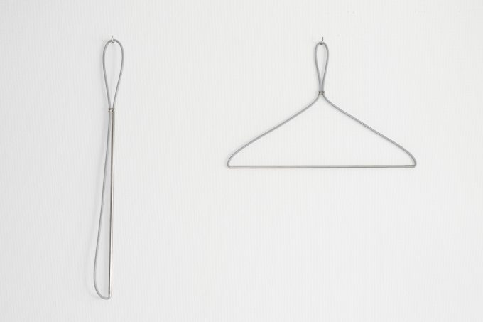 A hanger that fits naturally the form of your clothes.